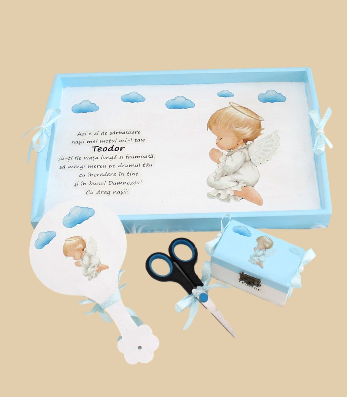 Tavite mot personalizate cu poza, set turta, fete, baieti