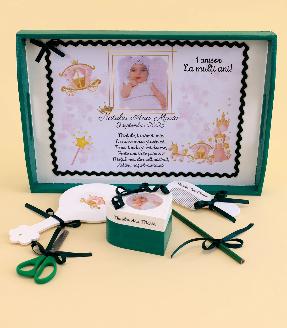 Tavite mot personalizate cu poza, set turta, fete, baieti