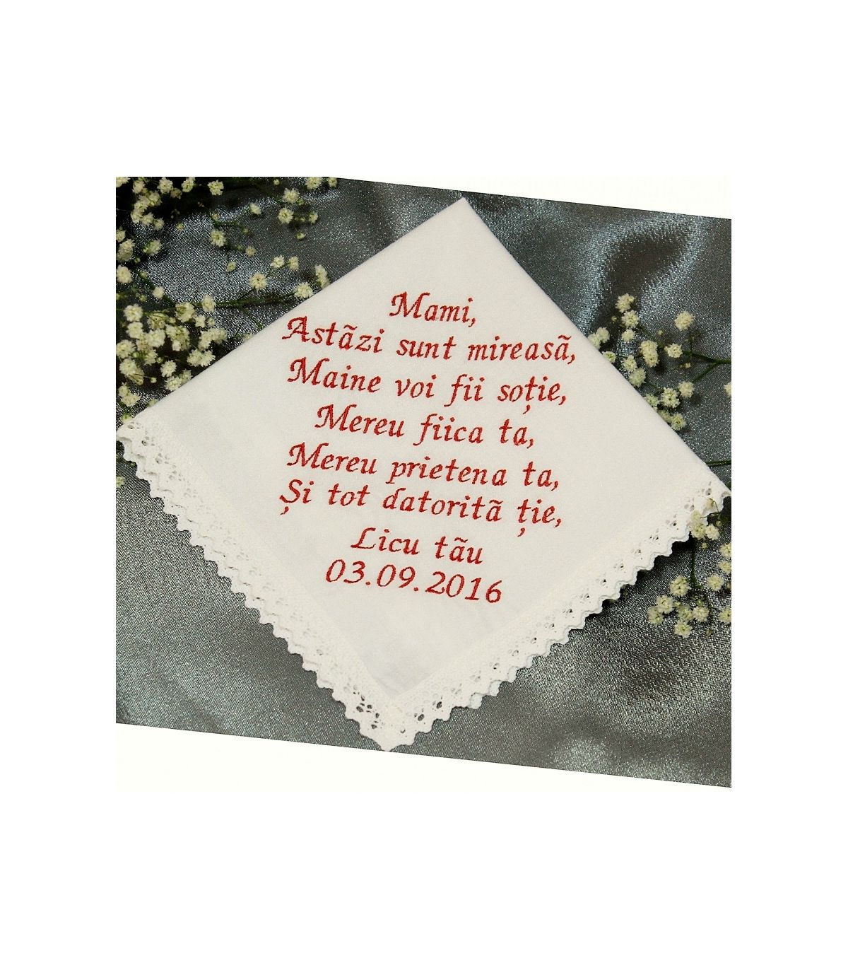 Batiste Nunta Personalizate cu mesajul preferat